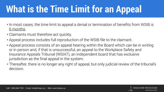 Practical guide for WSIB claims, appeals and electing out | PPT | Free ...
