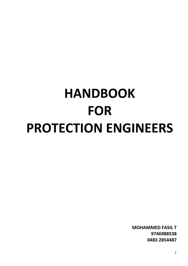 Practical handbook-for-relay-protection-engineers | PDF