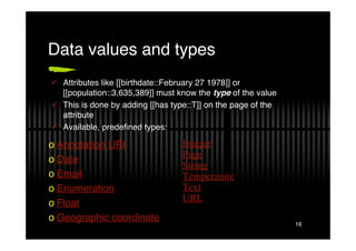 Practical Introduction to the Semantic Mediawiki | PDF