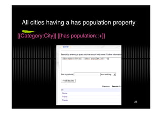 Practical Introduction to the Semantic Mediawiki | PDF