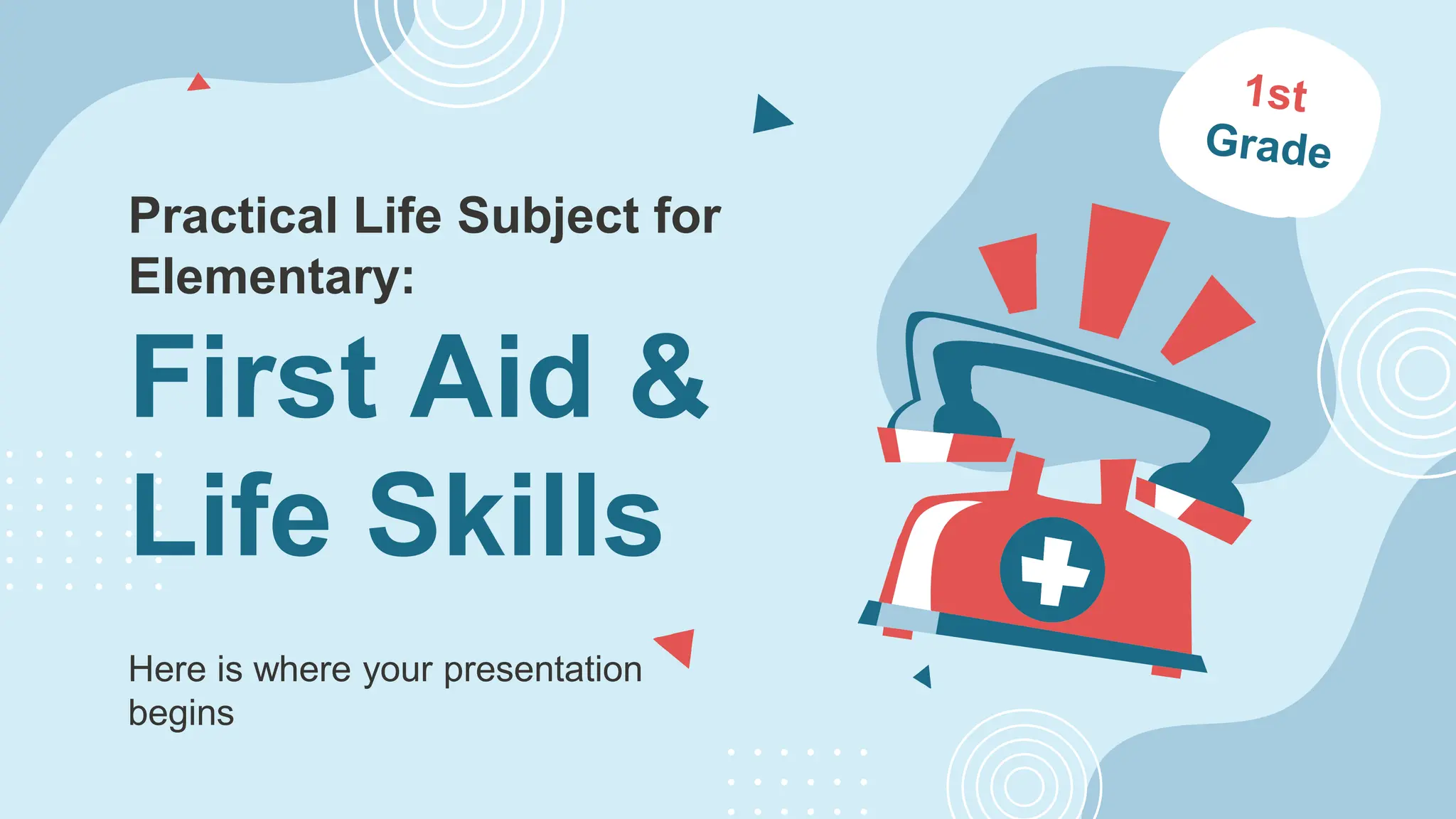 practical-life-subject-for-elementary-1st-grade-first-aid-medicine-life ...