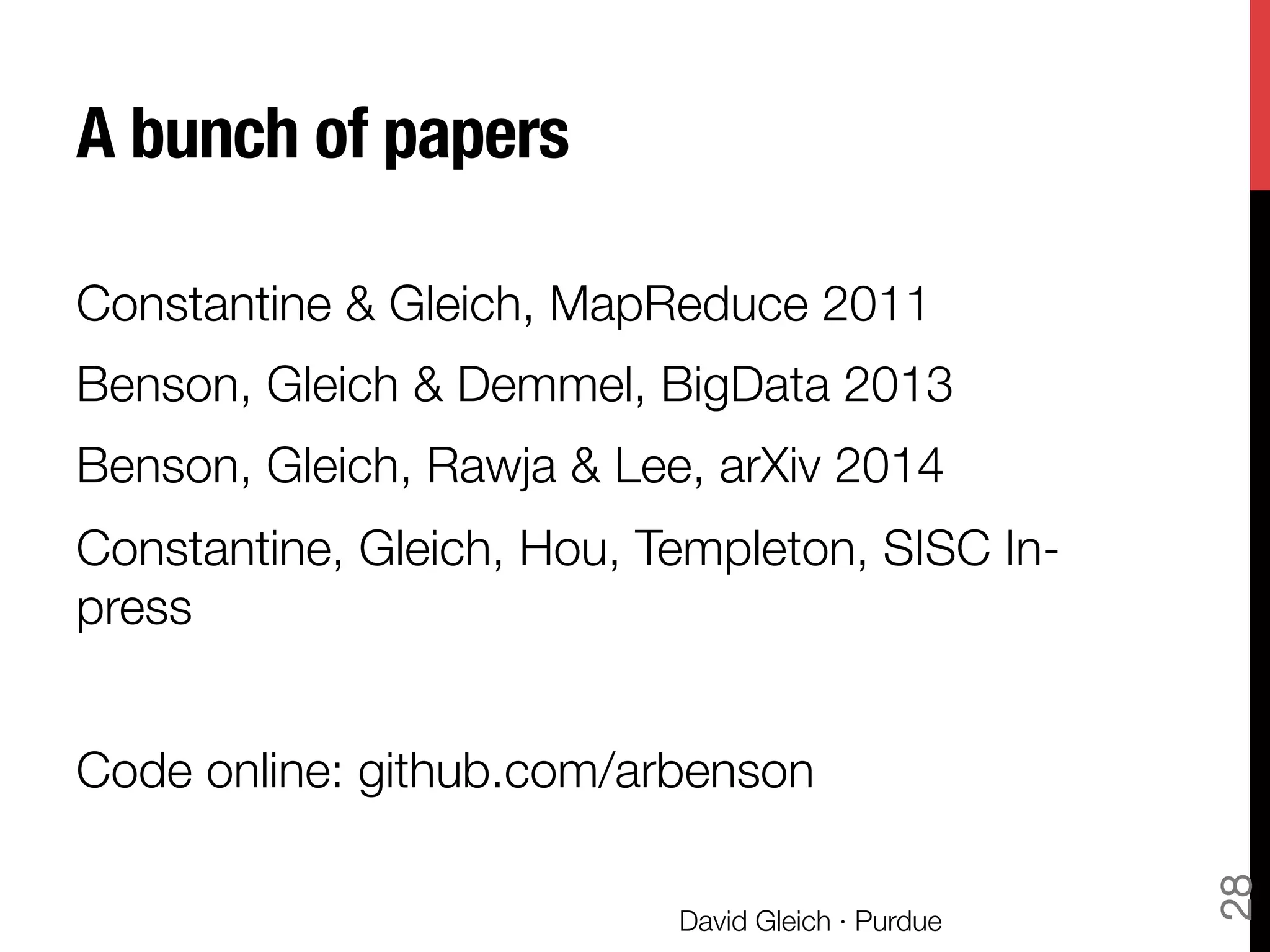 Big data matrix factorizations and Overlapping community detection in graphs | PPT