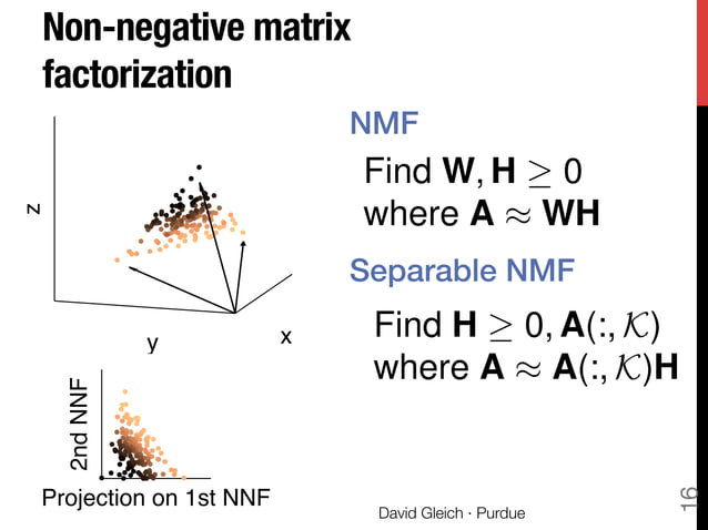 Big data matrix factorizations and Overlapping community detection in graphs | PPT