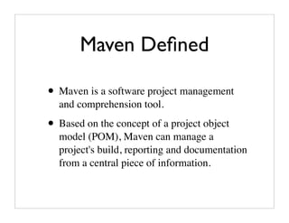 Practical maven-slides 2 | PDF | Programming Languages | Computing