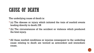 Practical forensic medicine- MCCD (Medical certification of cause of ...