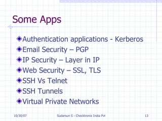 Practical Network Security | PPT