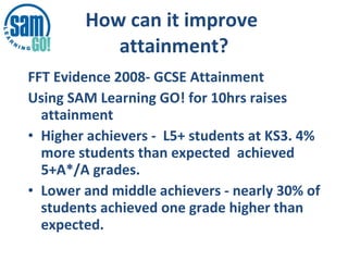 Practical Overview For Teachers S A M Learning G O | PPT