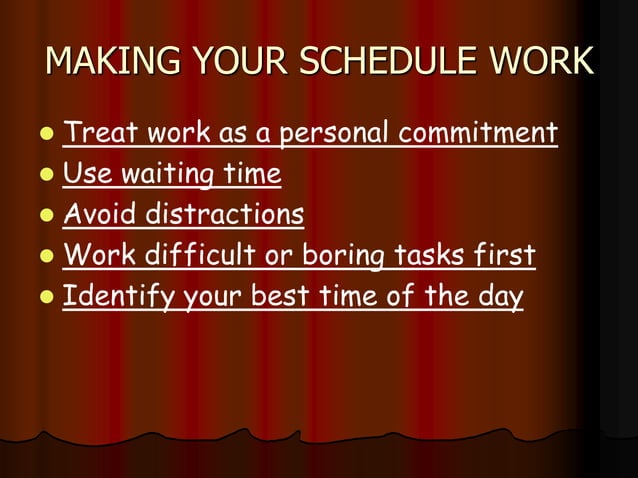 Practical time management | PPT