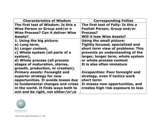 Practical Wisdom Table Lg | PPT