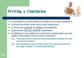Practical Work In Biology | PPT