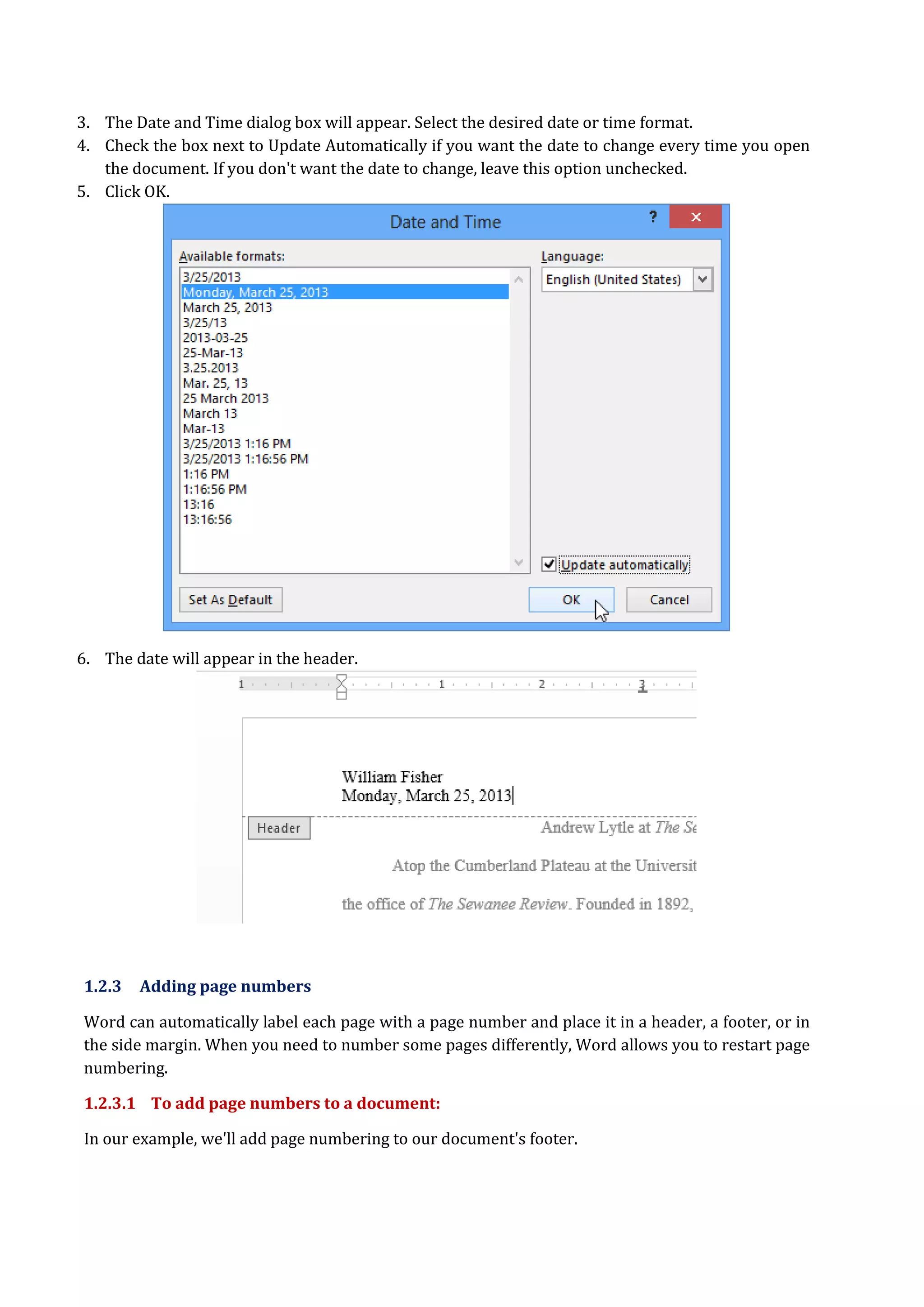 Microsoft Word Advance Features | PDF
