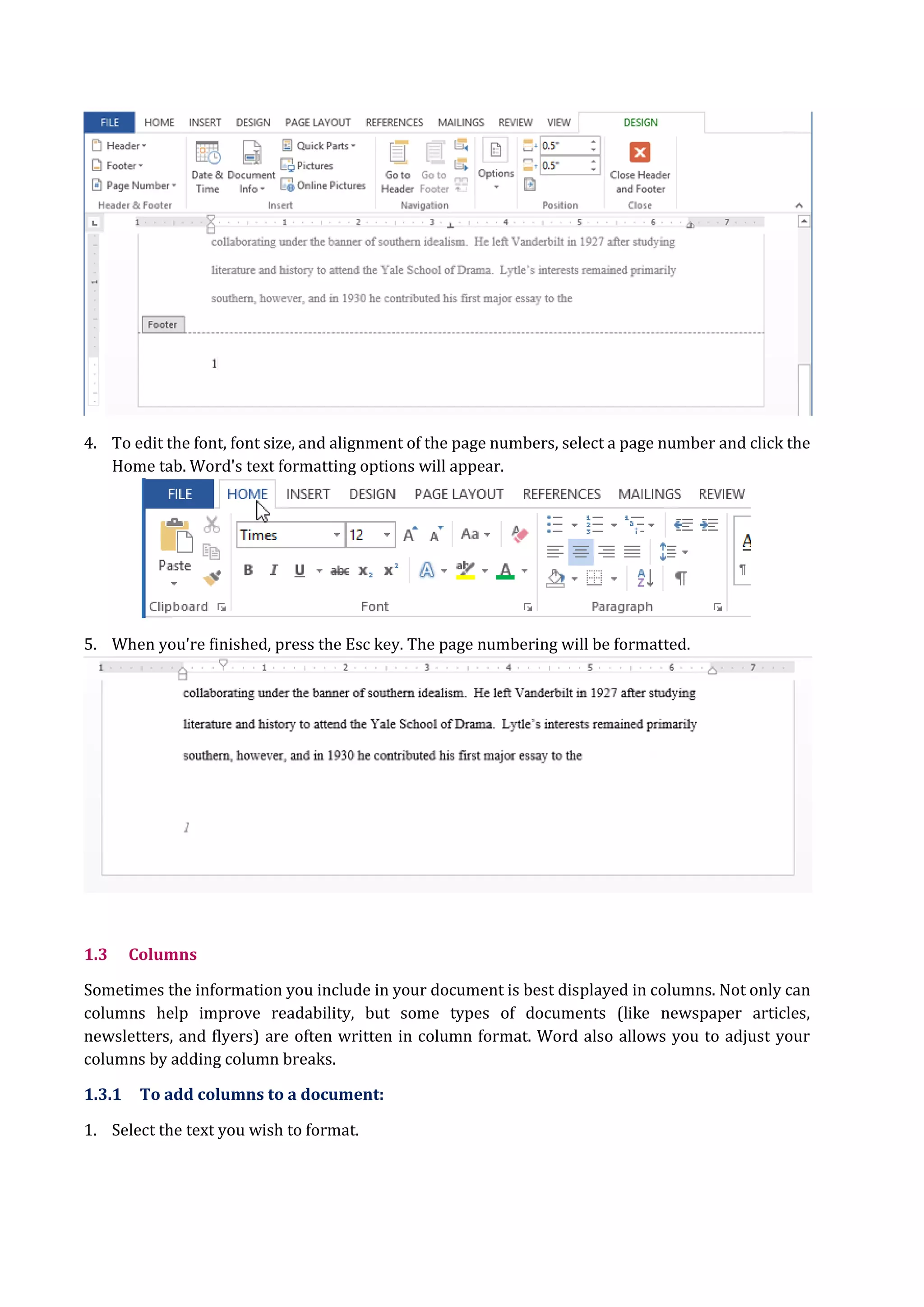 Microsoft Word Advance Features | PDF