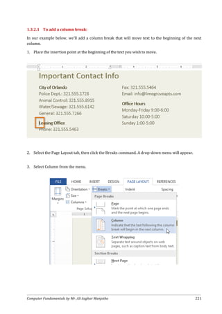 Microsoft Word Advance Features | PDF