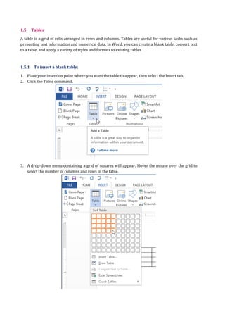 Microsoft Word Advance Features | PDF