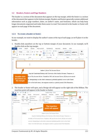 Microsoft Word Advance Features | PDF