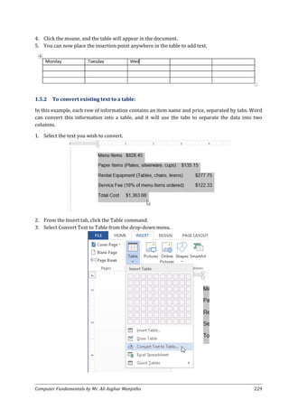 Microsoft Word Advance Features | PDF
