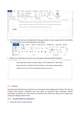 Microsoft Word Advance Features | PDF
