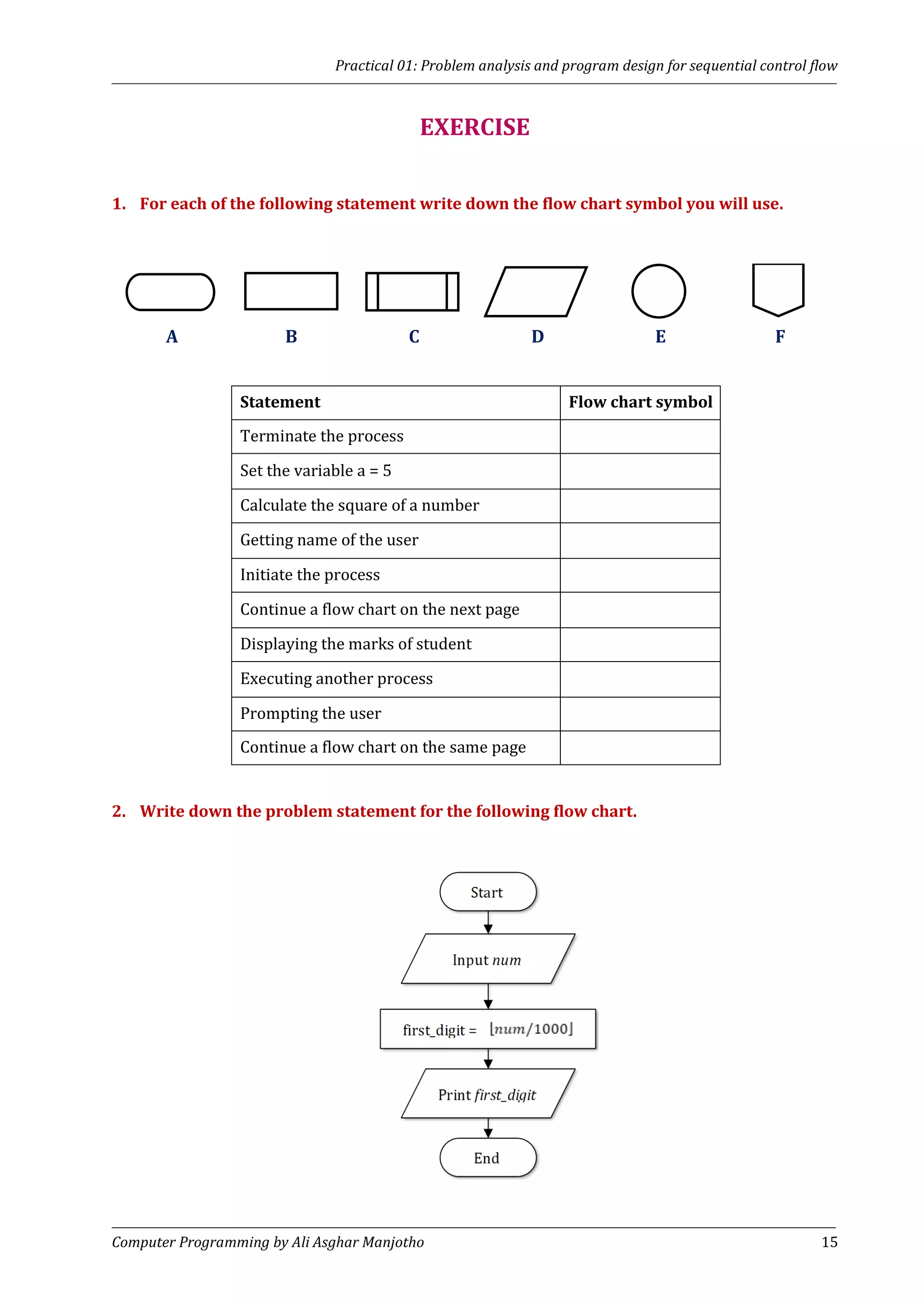 Practical 01 (detailed) | PDF