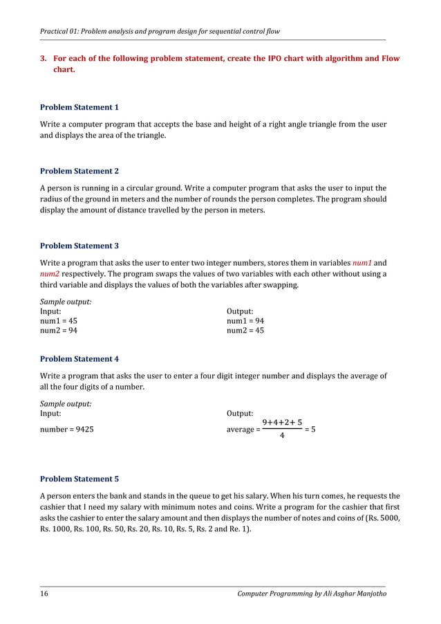 Practical 01 (detailed) | PDF