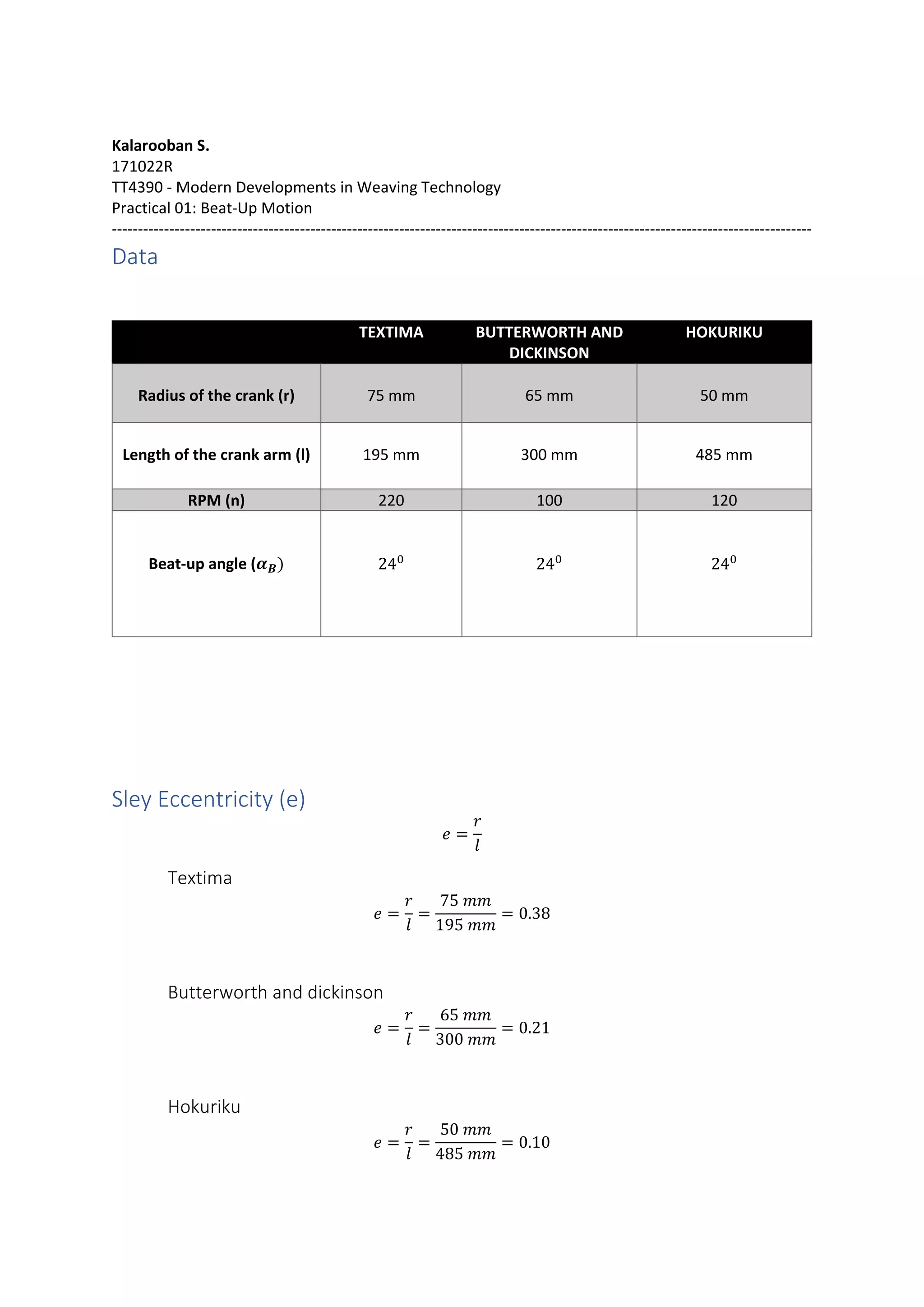 Beat up motion in weaving machines | PDF
