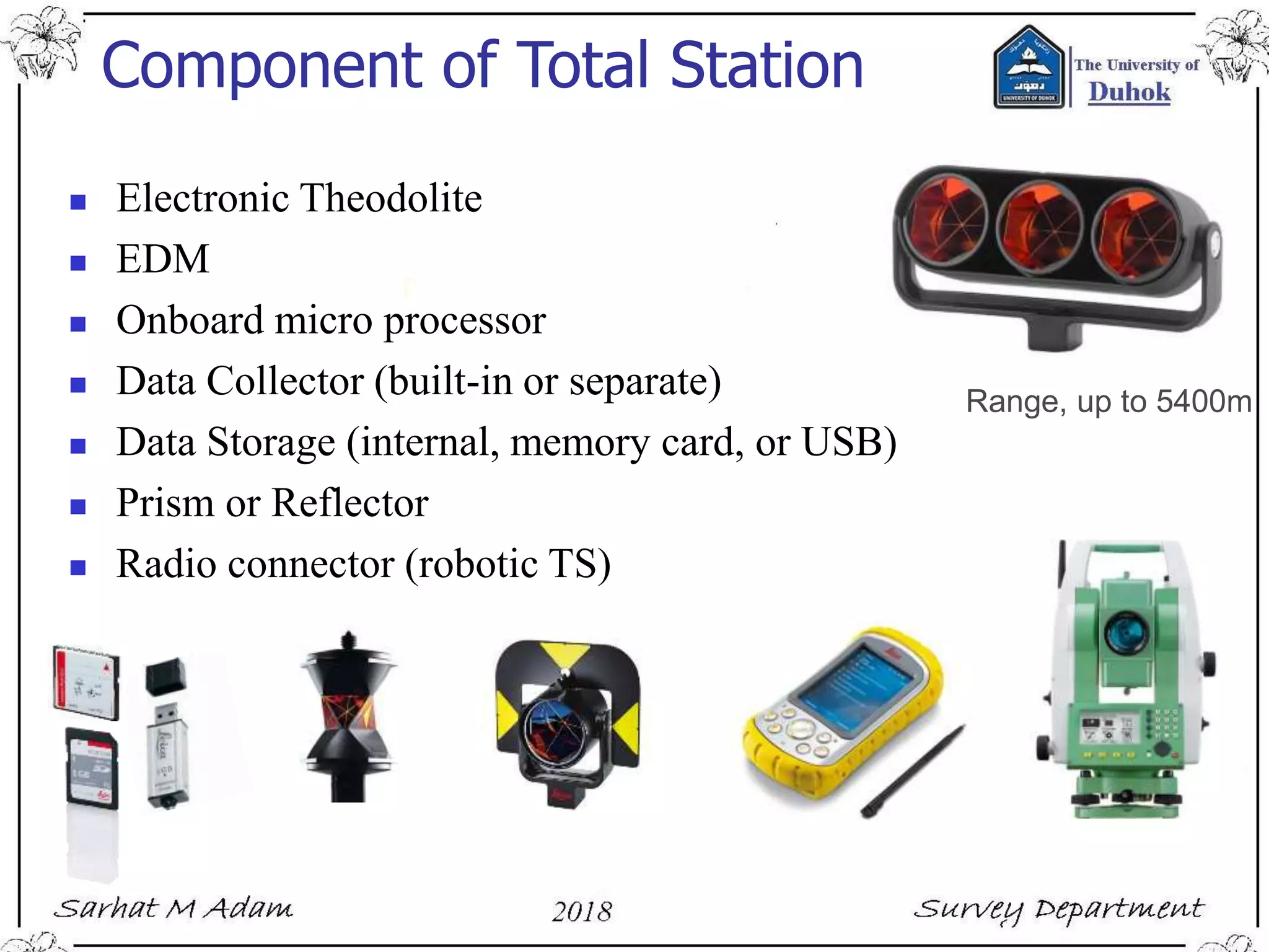 Practical 02: Modern Survey Instrument | PPT
