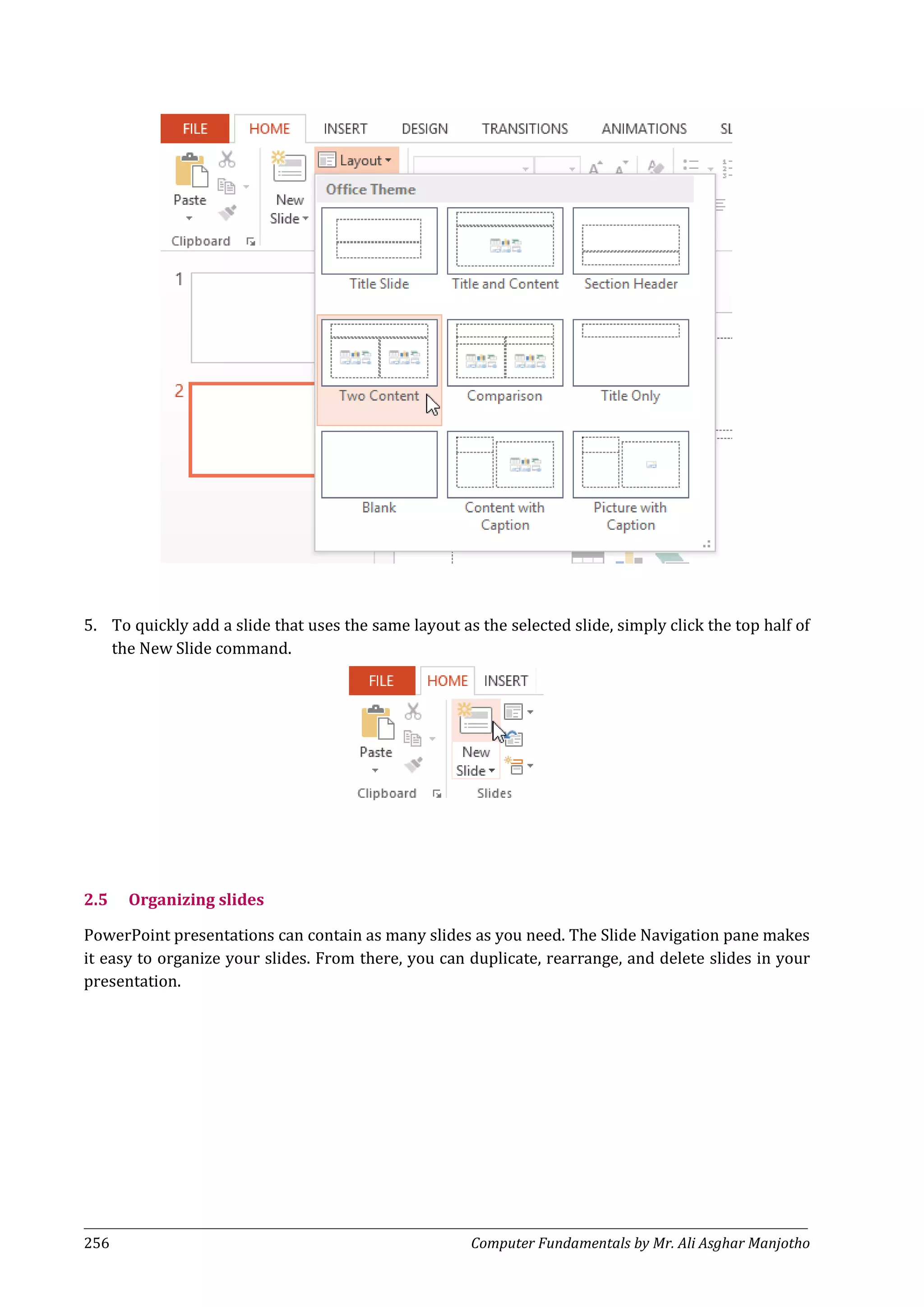 Microsoft PowerPoint Basic features | PDF