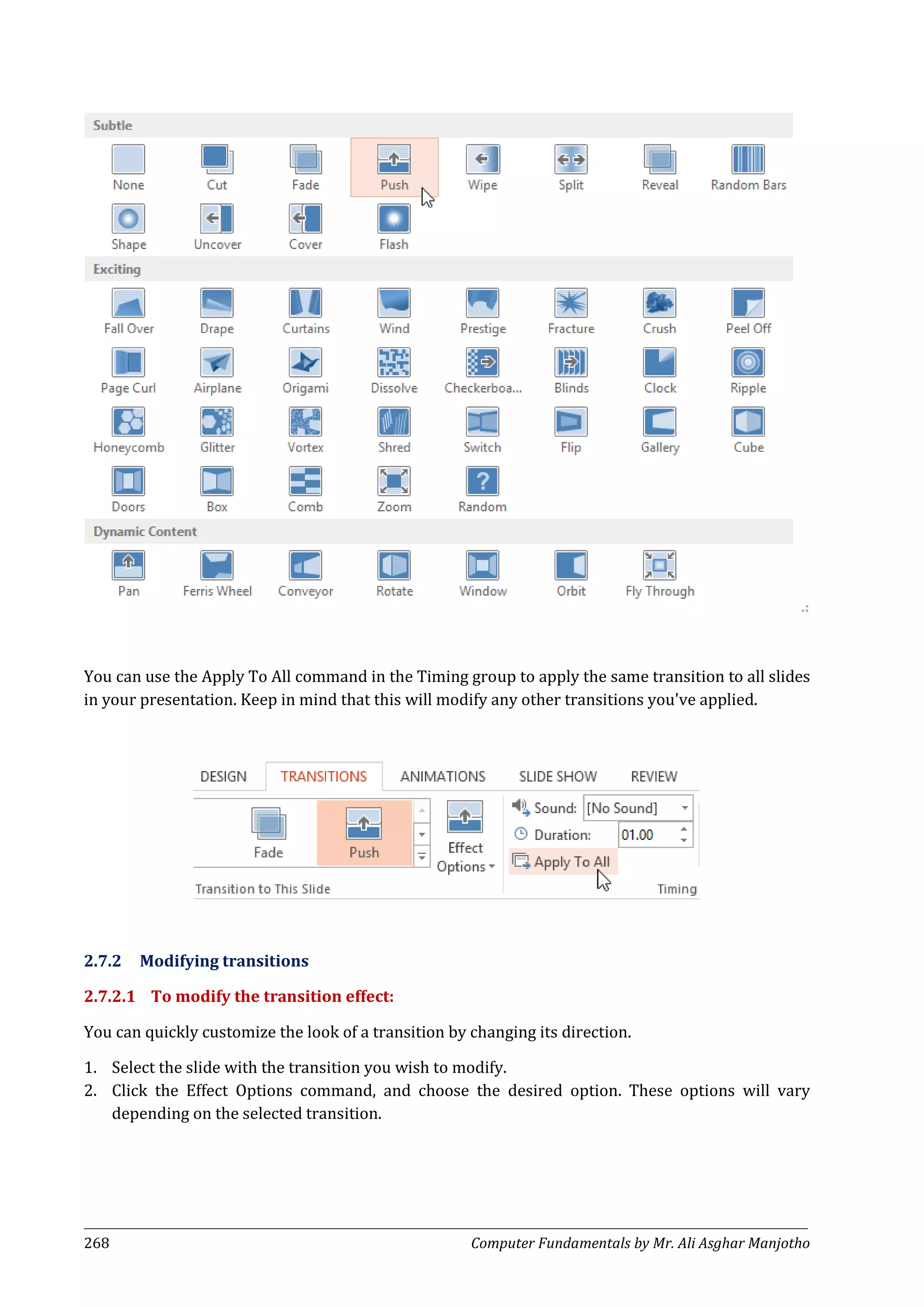 Microsoft PowerPoint Basic features | PDF