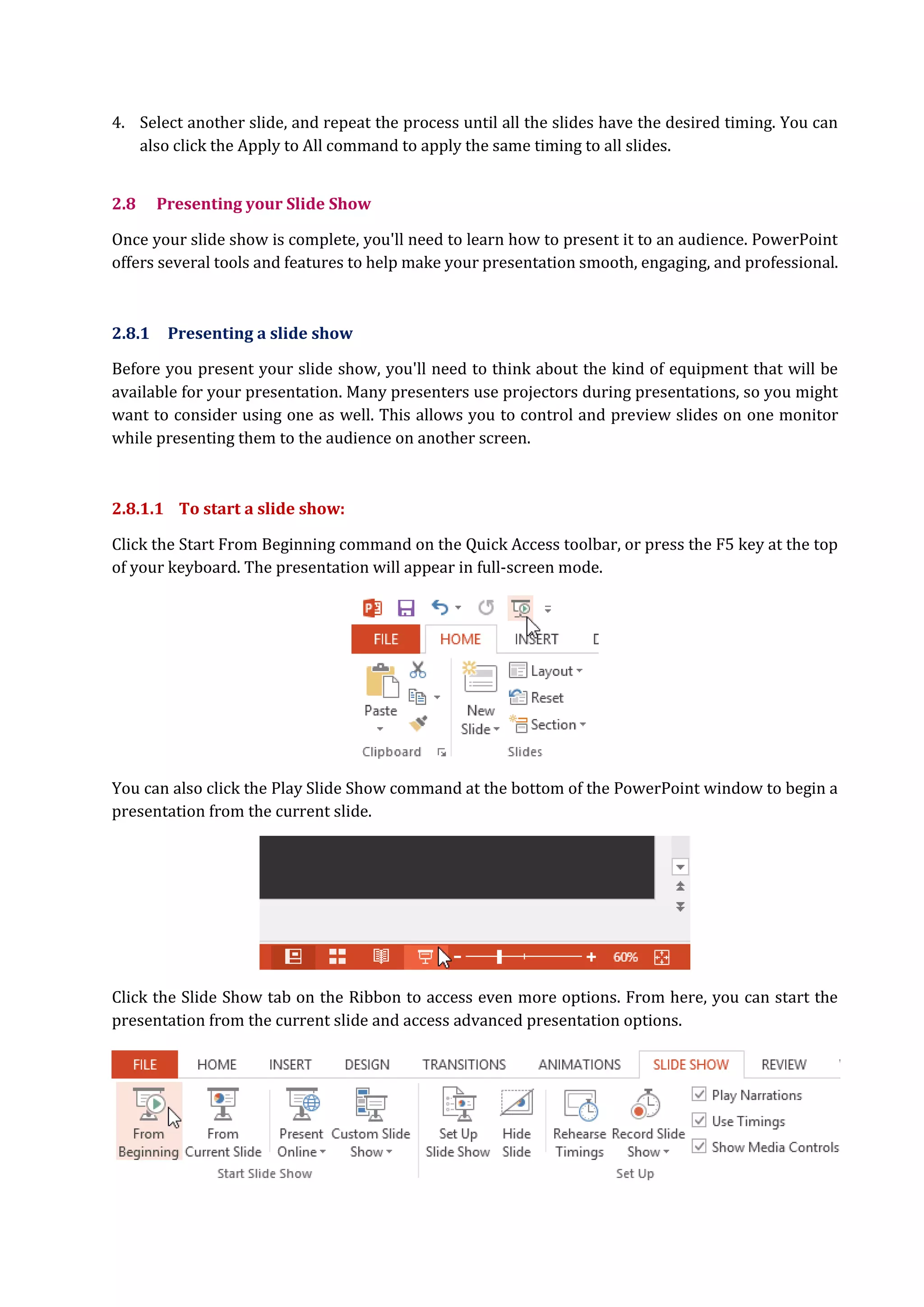 Microsoft PowerPoint Basic features | PDF
