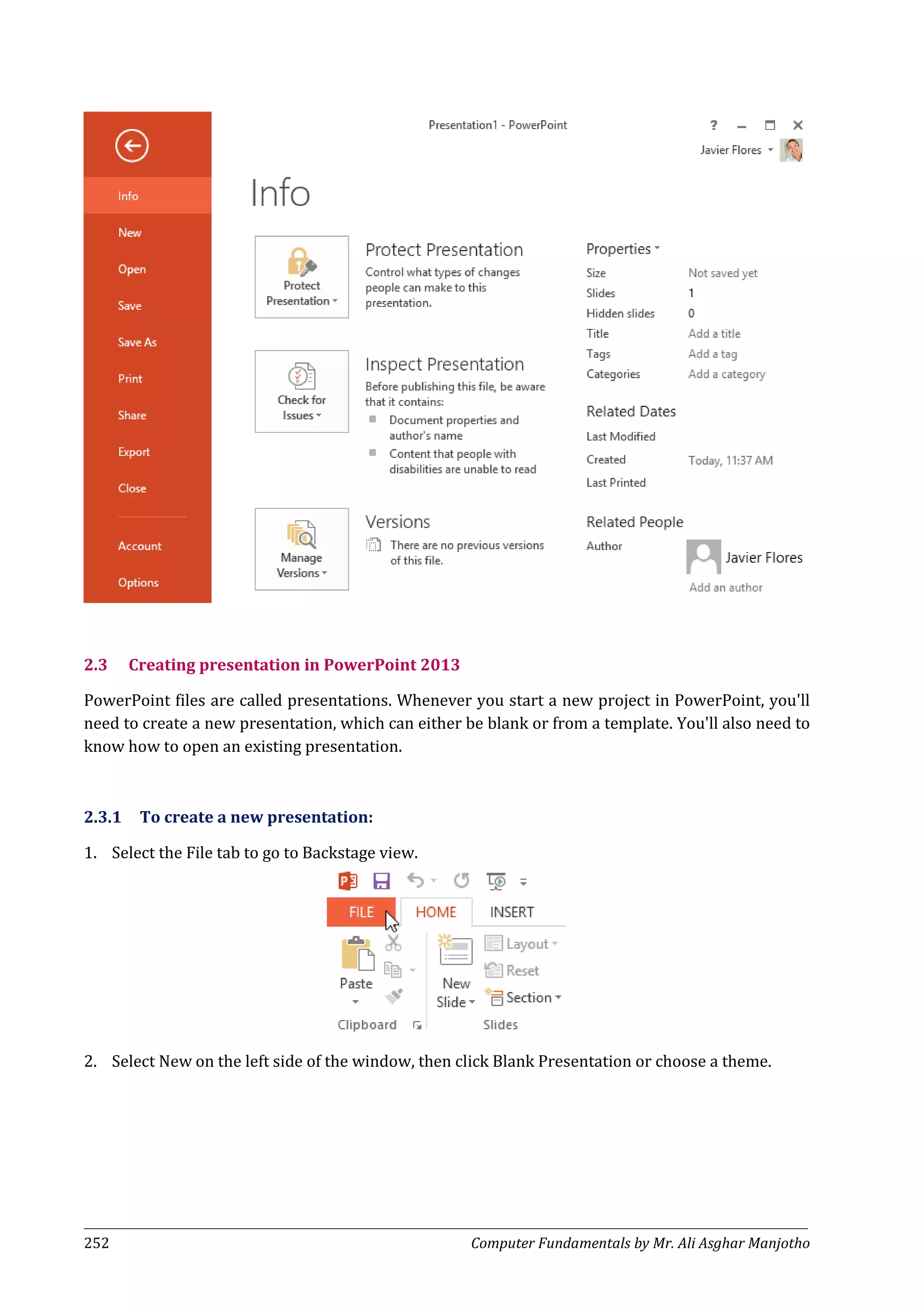 Microsoft PowerPoint Basic features | PDF