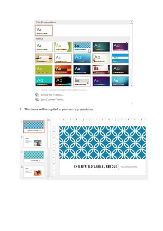 Microsoft PowerPoint Basic features | PDF