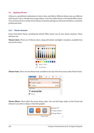 Microsoft PowerPoint Basic features | PDF