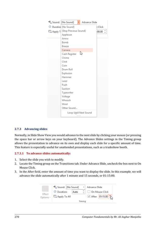 Microsoft PowerPoint Basic features | PDF | Desktop Publishing | Computer Software and Applications