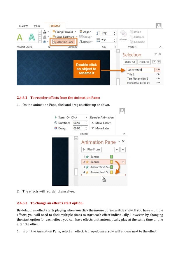 Microsoft PowerPoint Advance Features | PDF