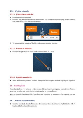 Microsoft PowerPoint Advance Features | PDF