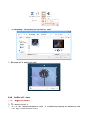 Microsoft PowerPoint Advance Features | PDF