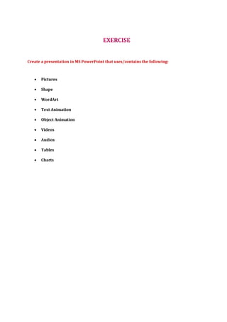 Microsoft PowerPoint Advance Features | PDF