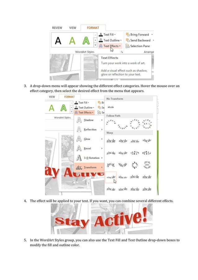 Microsoft PowerPoint Advance Features | PDF