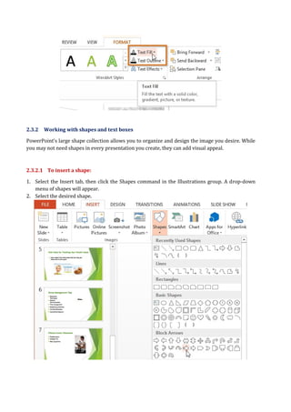 Microsoft PowerPoint Advance Features | PDF