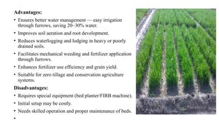 Different sowing methods of wheat in various zones | PPTX