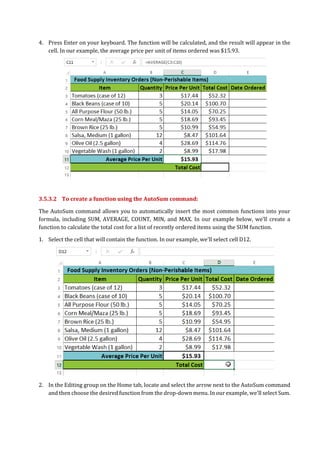 Microsoft Excel Advanced Features | PDF