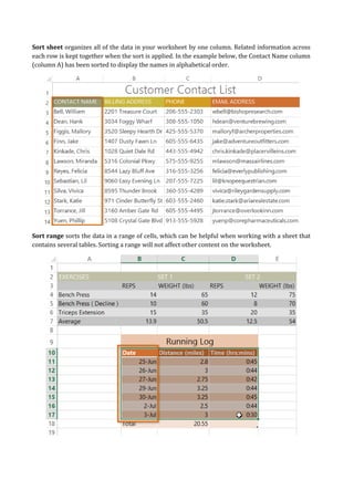 Microsoft Excel Advanced Features | PDF
