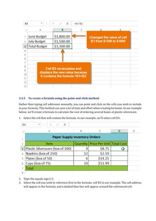 Microsoft Excel Advanced Features | PDF