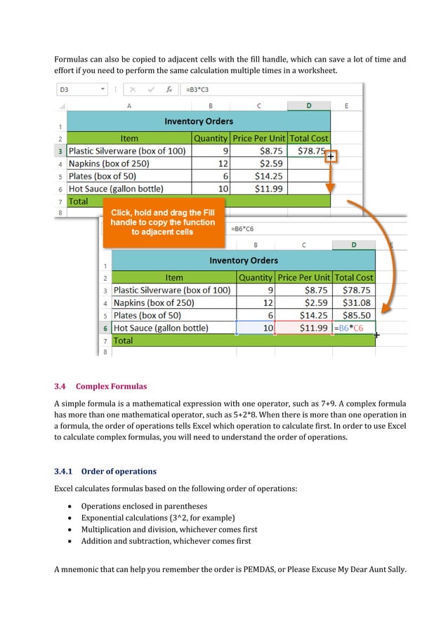 Microsoft Excel Advanced Features | PDF