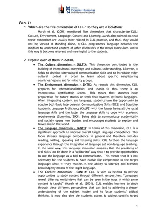 Practical 12 clil | PDF