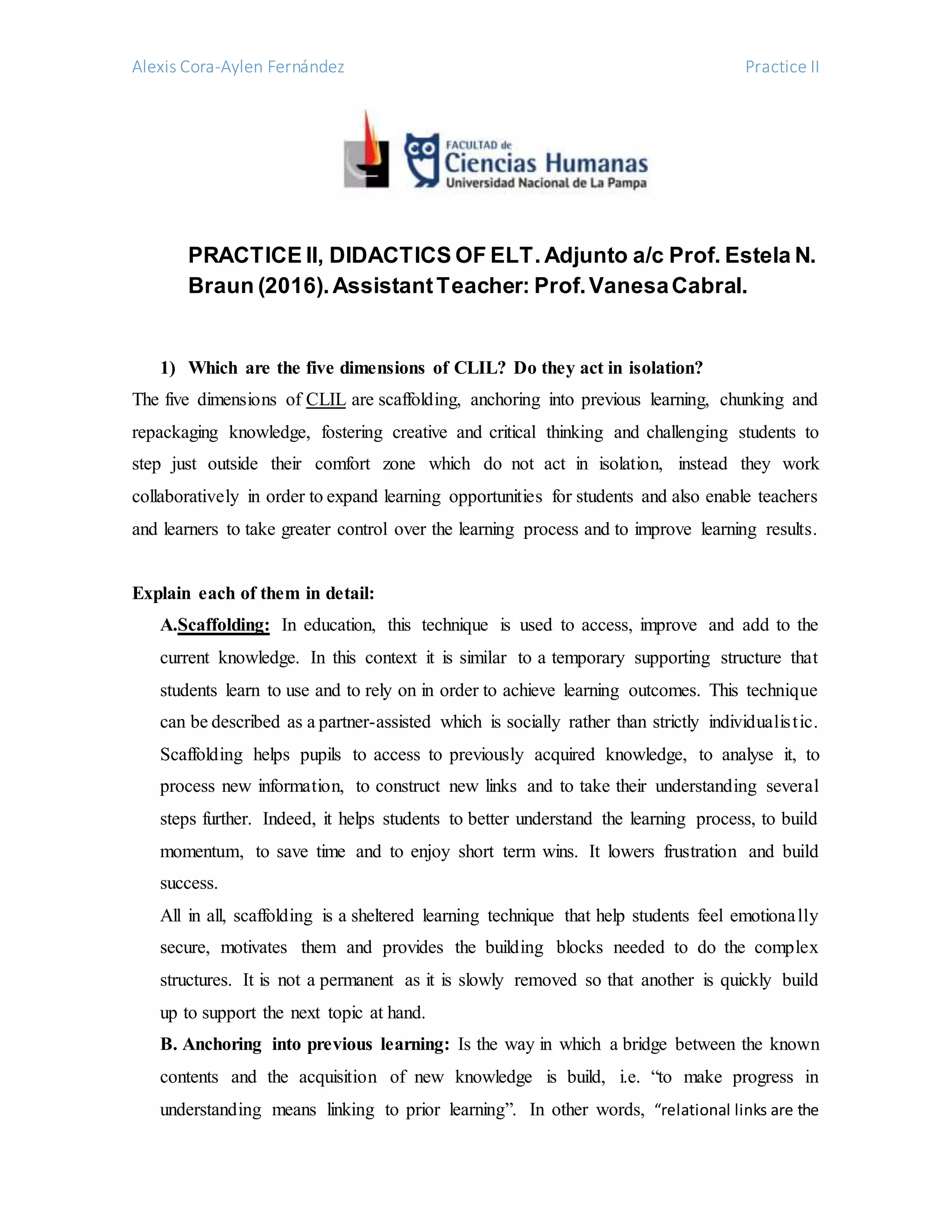 Practical 14 clil | DOCX