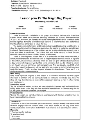 Practical 16 magic bag project. | PDF | Homework and Study | Education