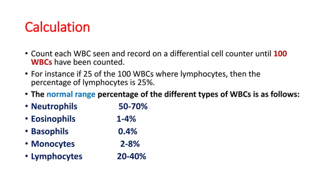Practical 1 To Determine Differential Leukocytes Count DLC.pptx | Blood ...