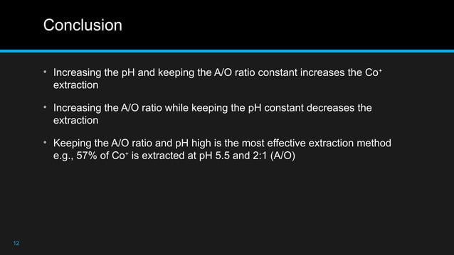 Presentation about organic phase and aqueous phase separation | PPT