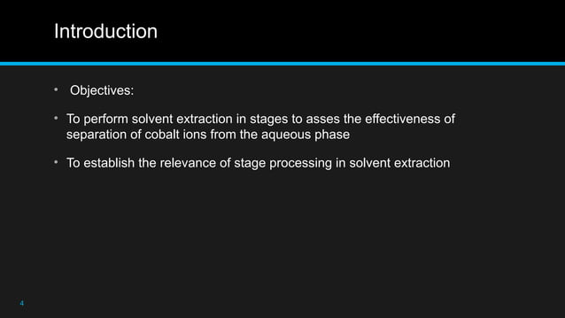 Presentation about organic phase and aqueous phase separation | PPT