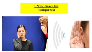 Practical 21 Hearing tests | PPTX